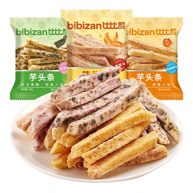 [New Products Loss-selling Volume] BiBiZan Taro Strips Crab Roe Flavor ...