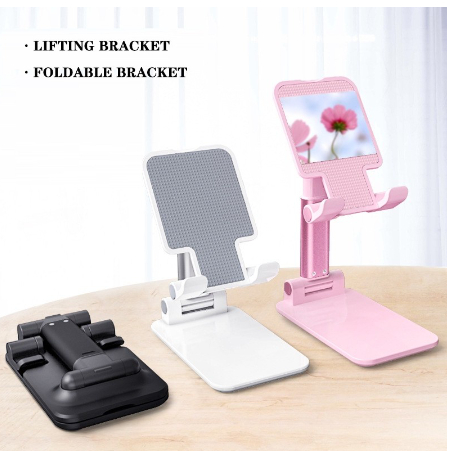 Folding Phone Stand Desk Desktop Mobile Fon Tablet Mount Holder Clip ...