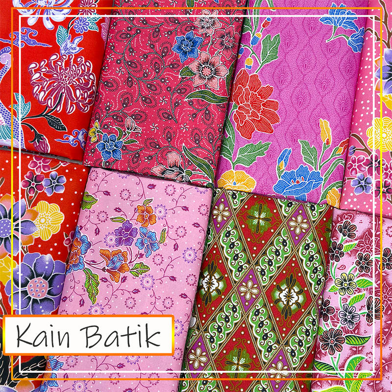 MERAH Sarong/SMOOTH/SOFT batik FABRIC/PASSURE FABRIC/Pink batik cloth ...