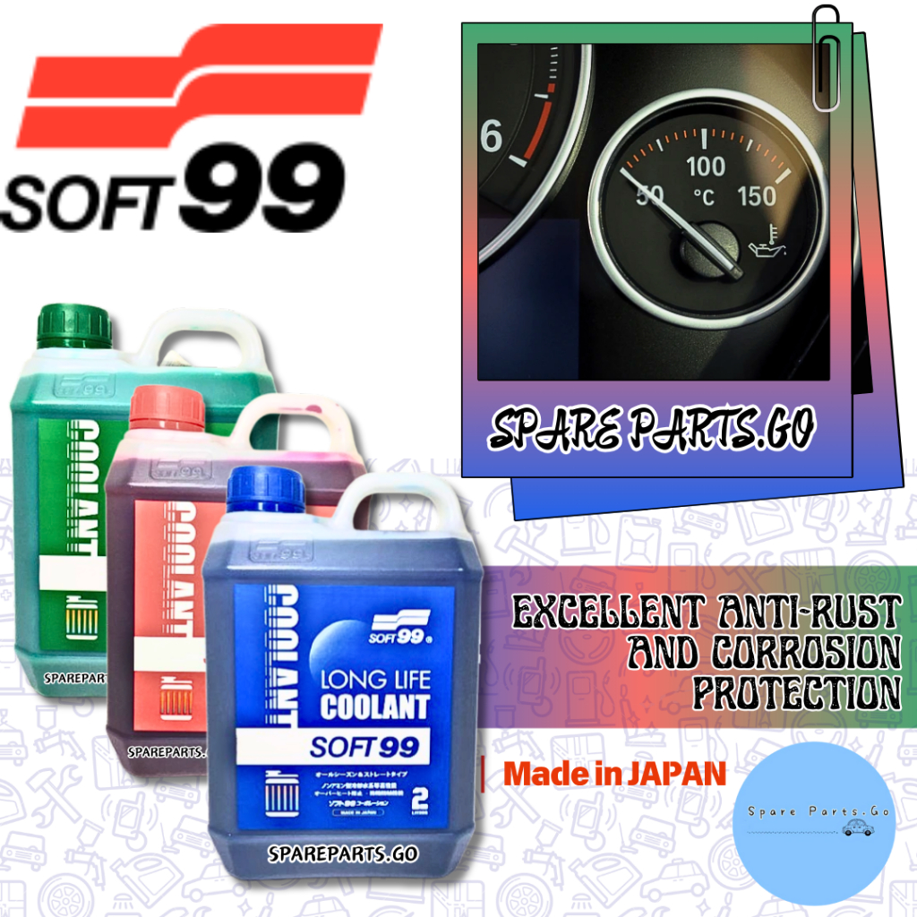 Soft99 Long Life Coolant (2 Liter) (Red/Green/Blue) | Shopee Singapore