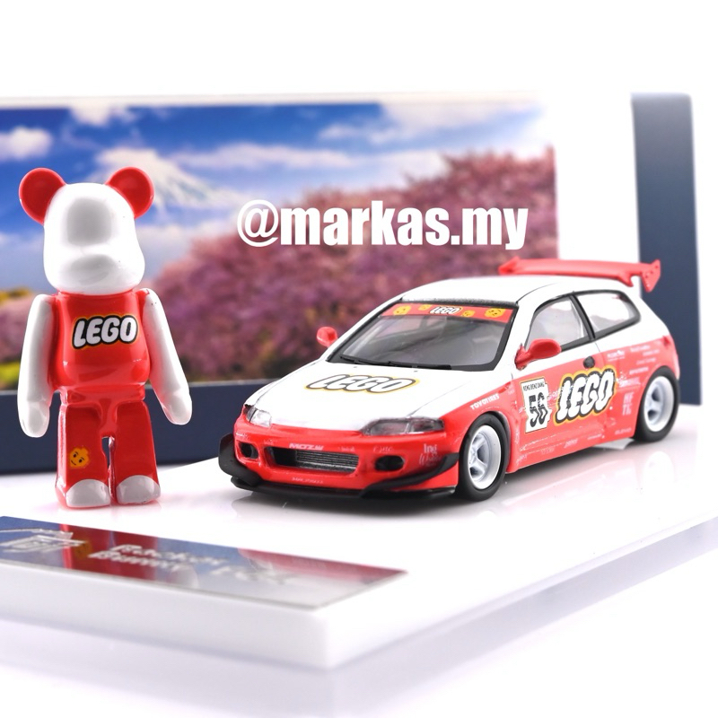 FUJI 1/64 PANDEM HONDA CIVIC EG6 5TH GEN MK5 ROCKET BUNNY LEGO LIVERY ...
