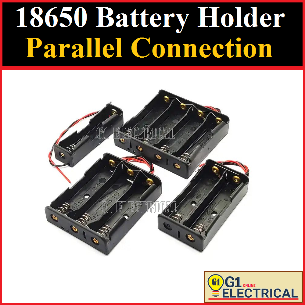 18650 Battery Holder In-parallel Connection, Lithium Cell Holder, Case ...