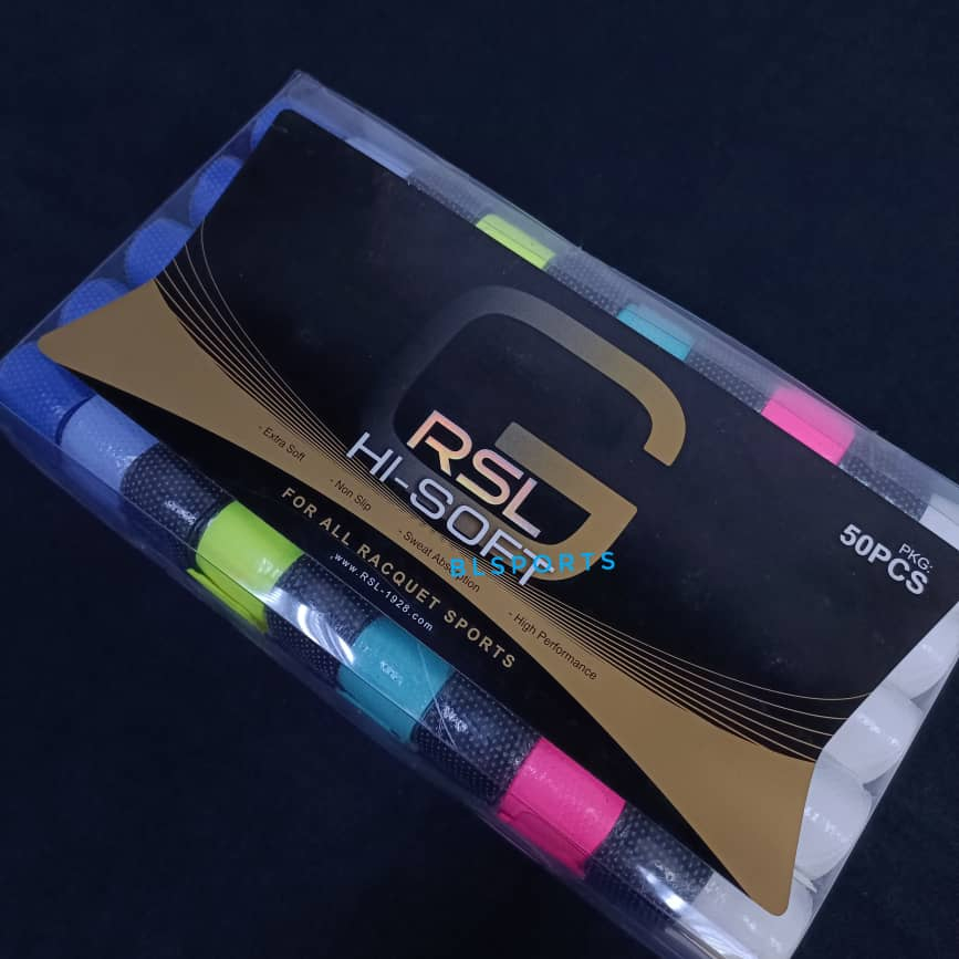 RSL Hi-Soft Badminton Racket PU Grip (1 Box) | Shopee Singapore