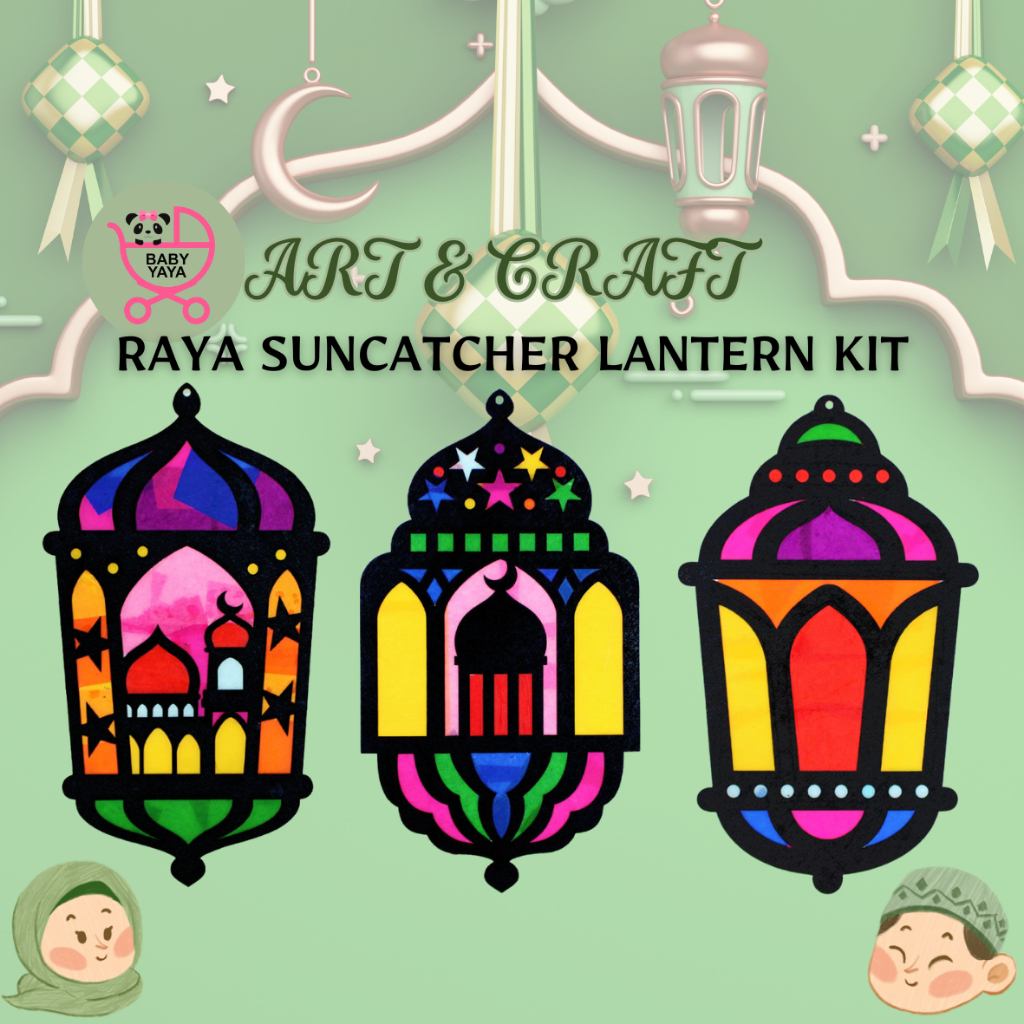 BabyYaya suncatcher hari raya lantern kit 3 in 1 educational art and ...