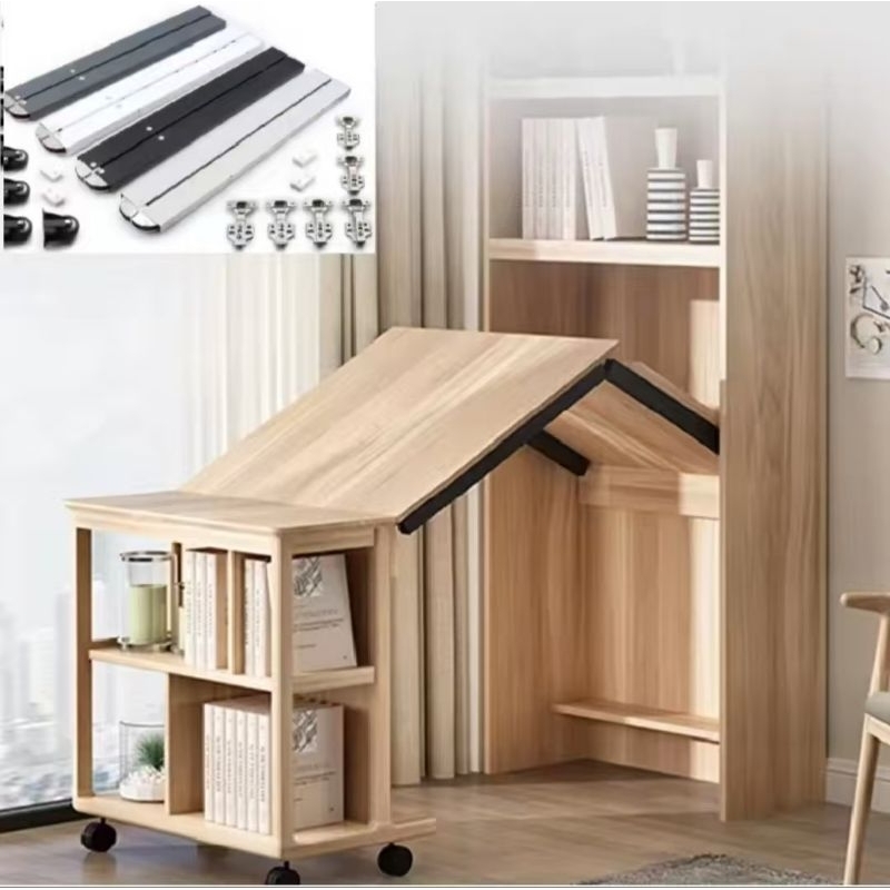 Folding Table Hardware Storage retractable table hinge flip Up Folding ...