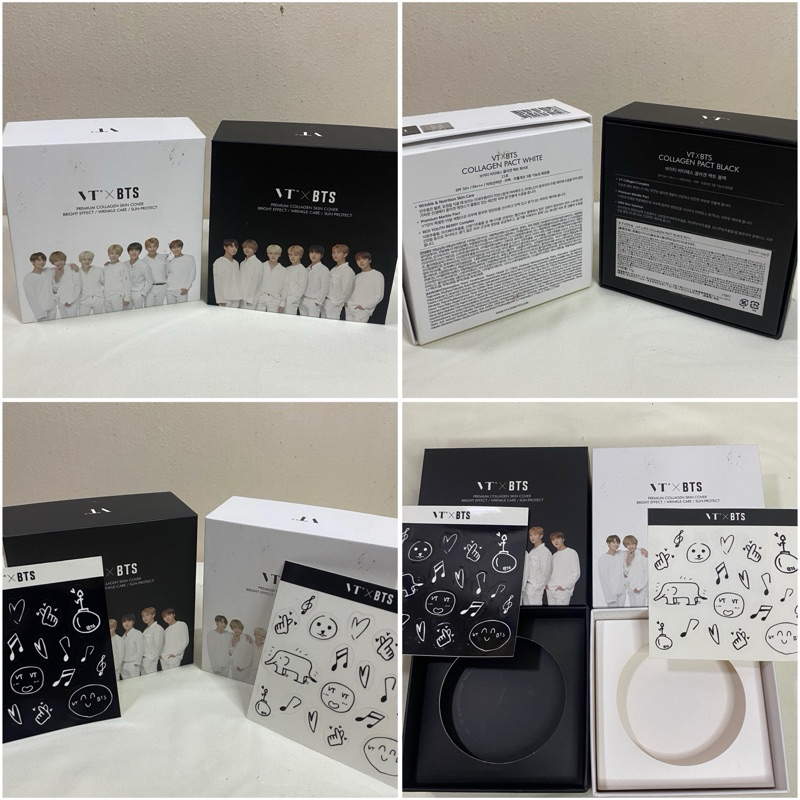 VTX BTS Collagen Pact White With Free Official Sticker(EMPTY BOX ...