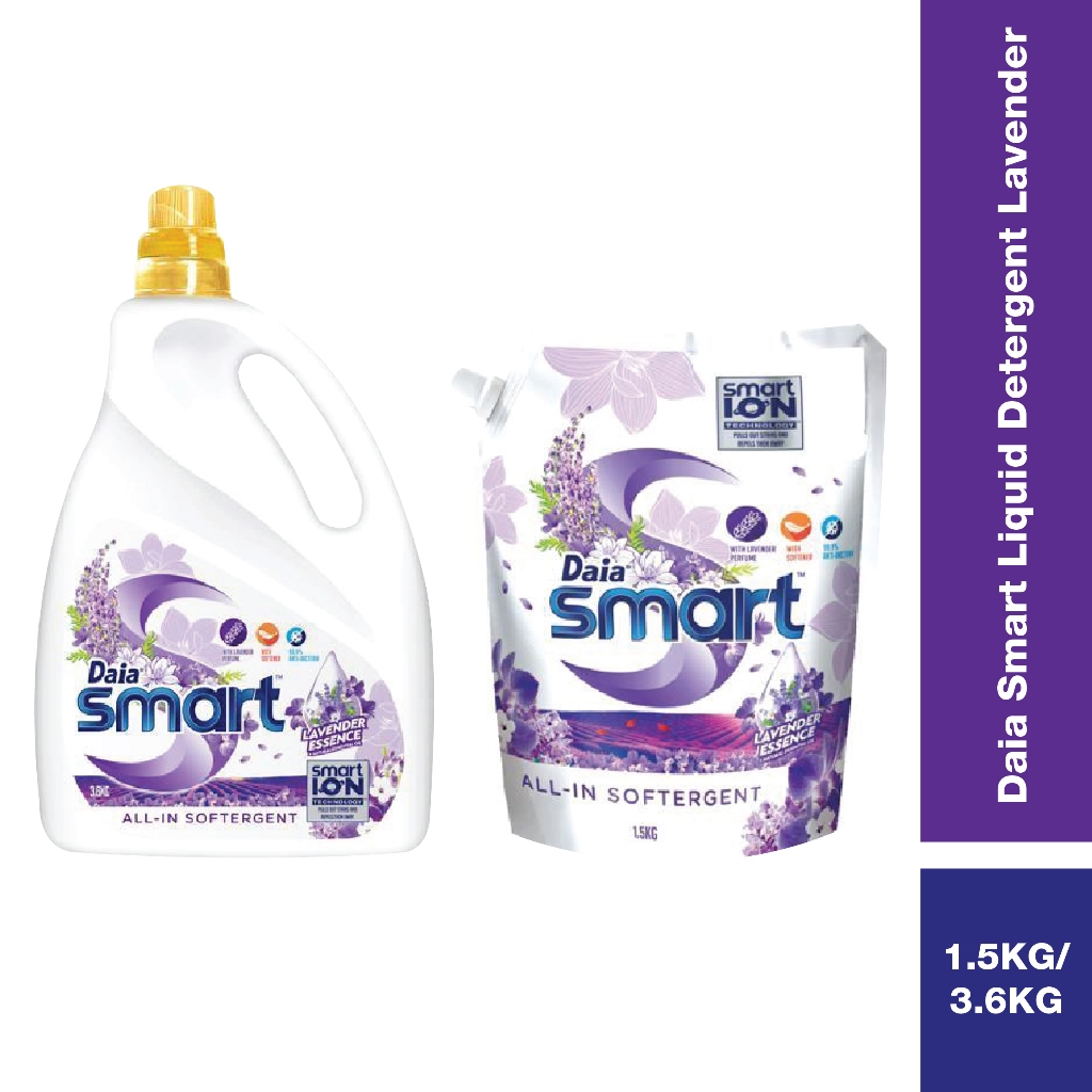 Daia Smart Liquid Softergent Lavender (1.5kg / 3.6kg) | Shopee Singapore