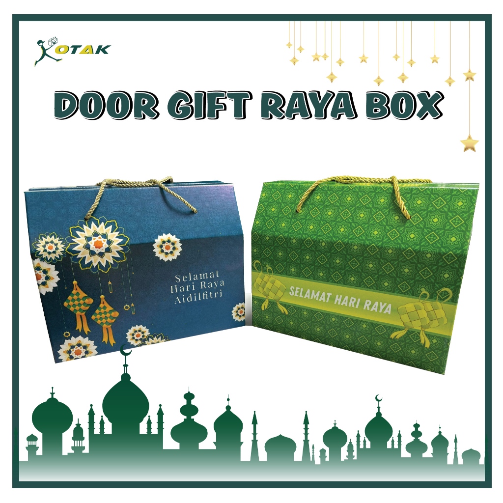 10PCS DOOR HARI RAYA BOX, HAMPER BOX, KOTAK KUIH RAYA | Shopee Singapore
