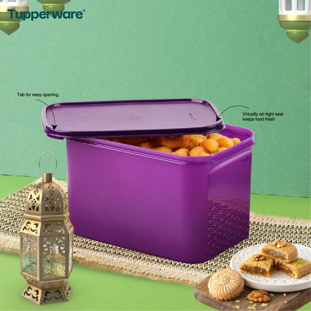 TUPPERWARE Giant Canister Food Container Storage Tupperware Modular ...