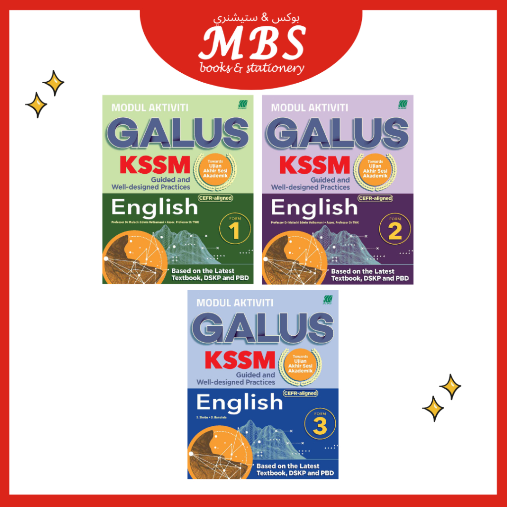 Modul Aktiviti GALUS KSSM English Form 1, Form 2, Form 3 | Shopee Singapore