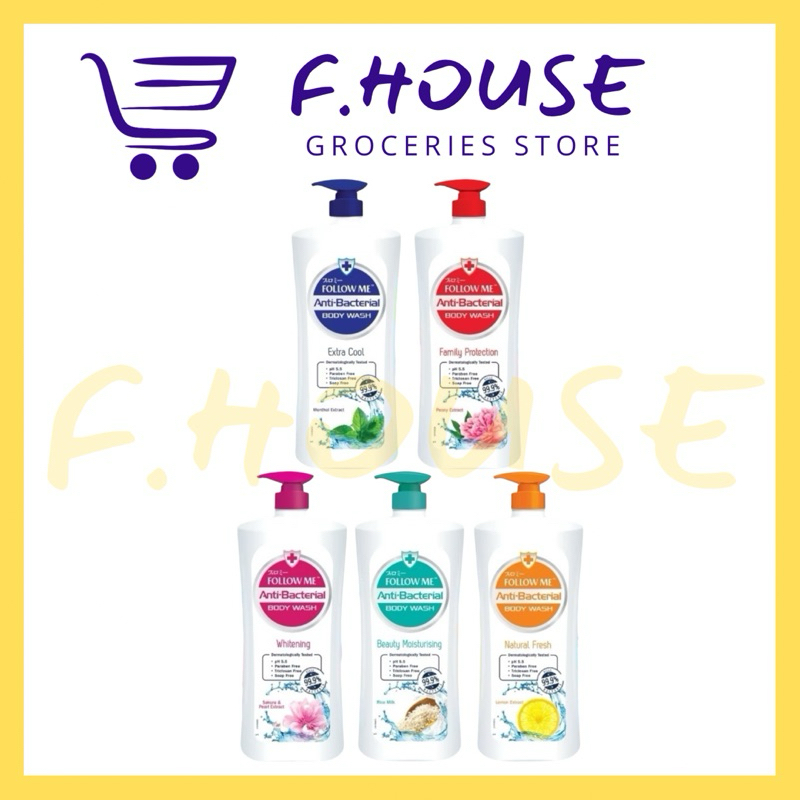 Follow Me Anti-Bacterial Body Wash (1000 ML) | Shopee Singapore