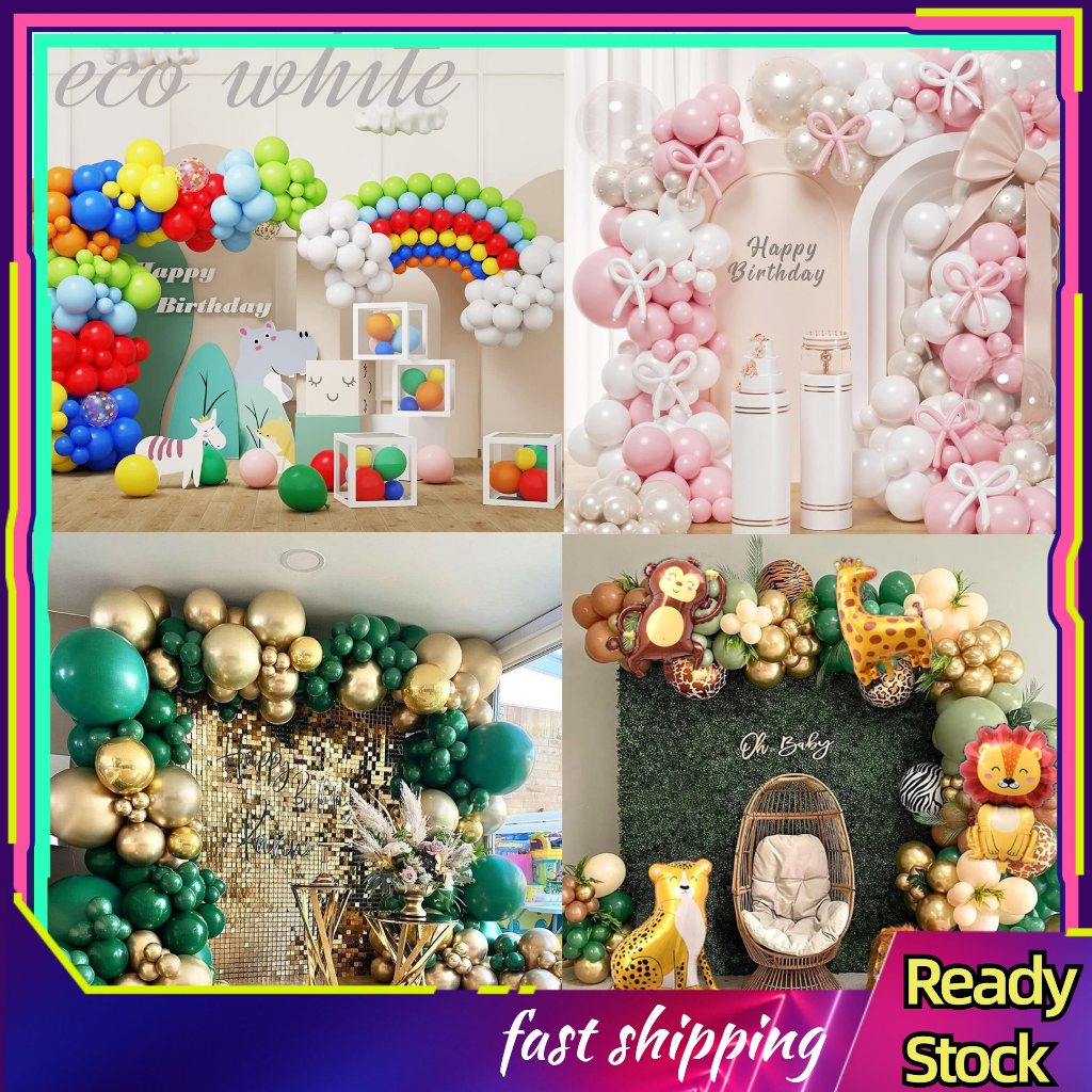 Birthday Decoration Set Balloon Garland Arch Stand Belon Girl Boy Hari ...