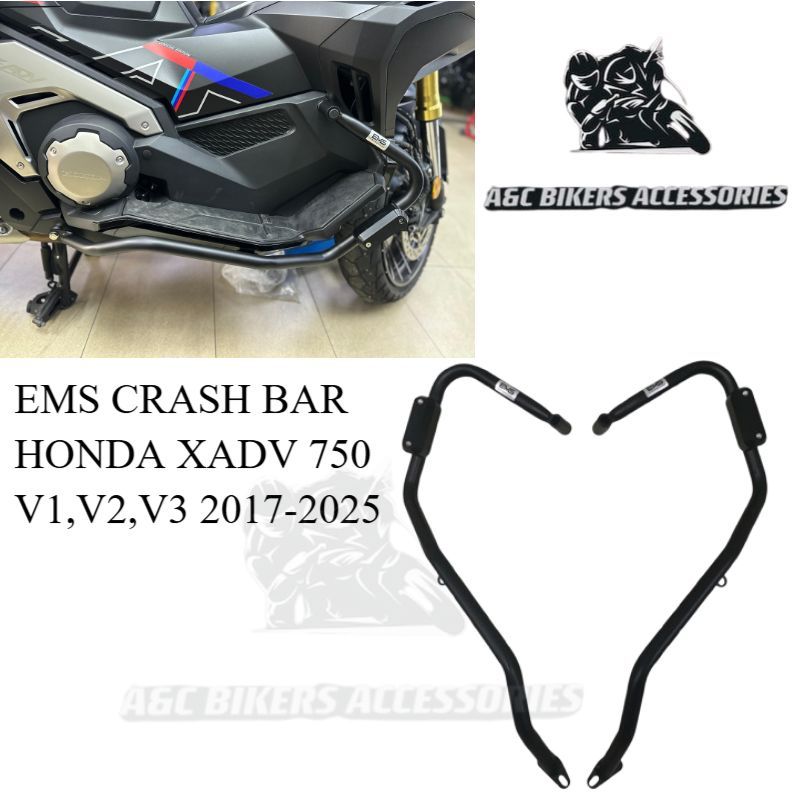 EMS Adventure Crashbar Honda XADV 750 V1 V2 V3 2017-2025 Crash bar Body ...