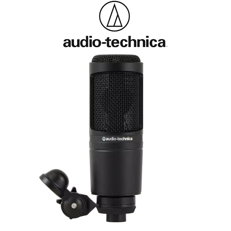 Audio Technica AT2020 Cardioid Condenser Microphone Full Bundle ...
