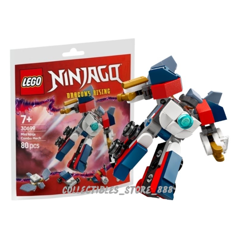 Lego 30699 Ninjago Dragons Rising 4 in 1 Mini Ninja Combo Mech | Shopee ...