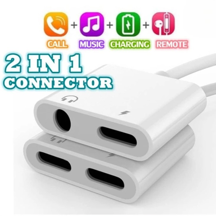 USB-C to 3.5mm Headphone Jack Adapter - 2-in-1 Type-C Audio Adapter for ...