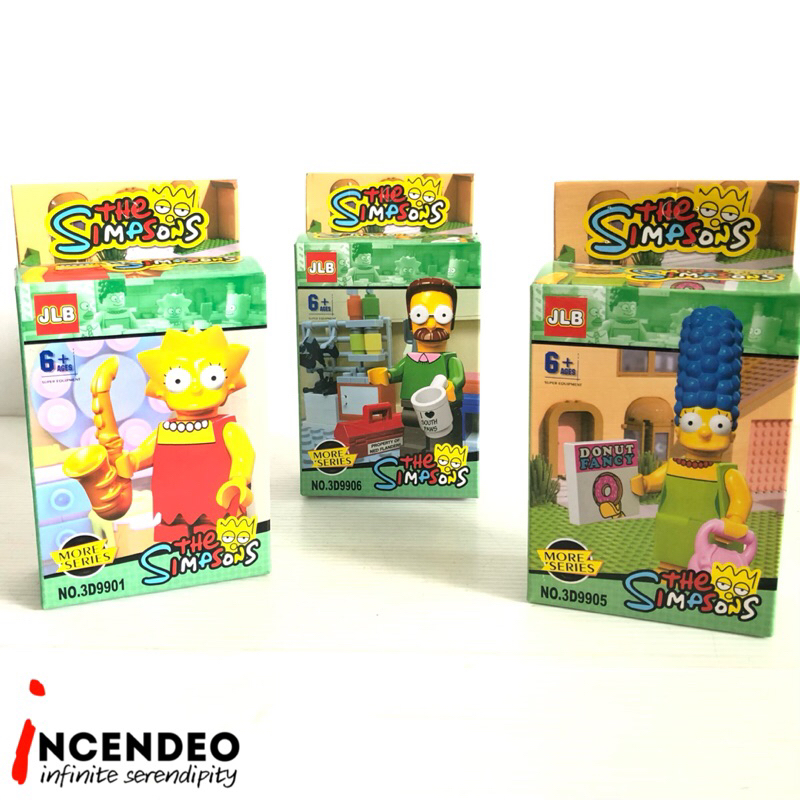 JLB The Simpsons Character Building Blocks Set (3 Boxes) | Shopee Singapore