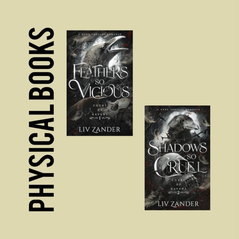 Liv Zander (Court of Ravens 2 Books) Feathers so Vicious, Shadows so ...