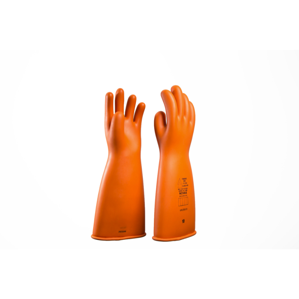 NOVAX Class 4 Electrical Insulation Rubber Gloves 36kV (36,000V ...