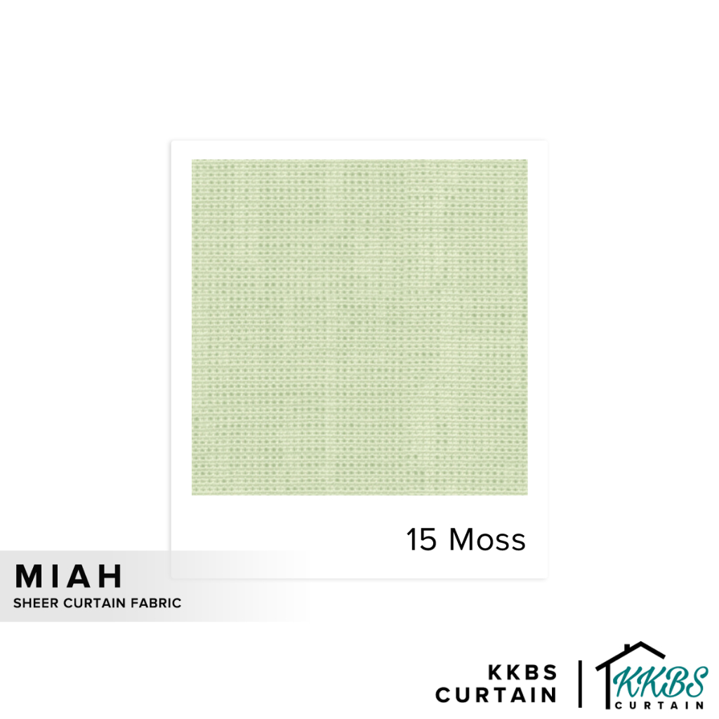KKBS CURTAIN Miah Sheer 130" Kain Potong Meter (Miah Sheer Fabric 130 ...