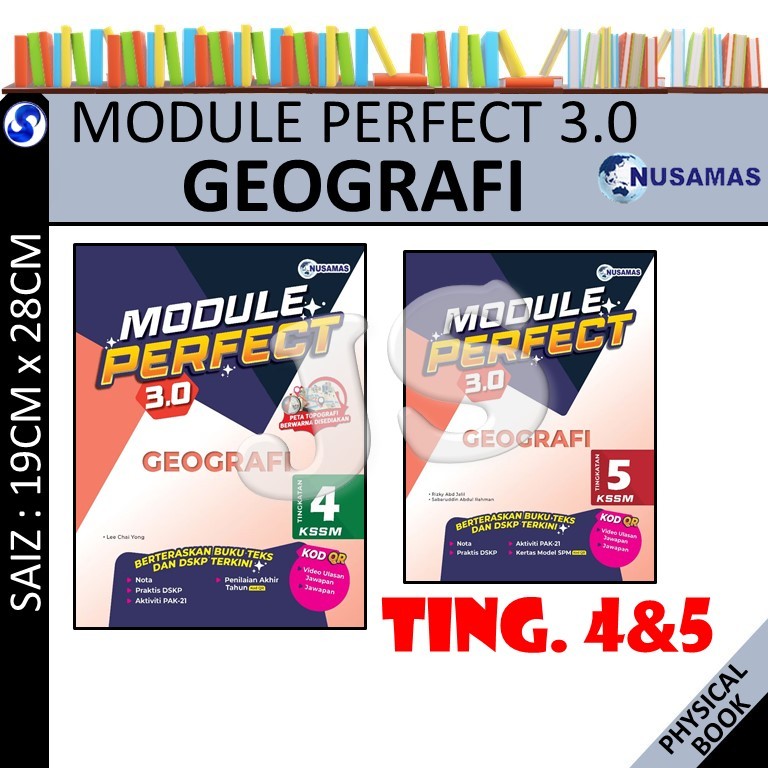 PERFECT MODULE 3.0 GEOGRAPHY LEVEL 4 & 5 KSSM 2025 - NUSAMAS | Shopee ...