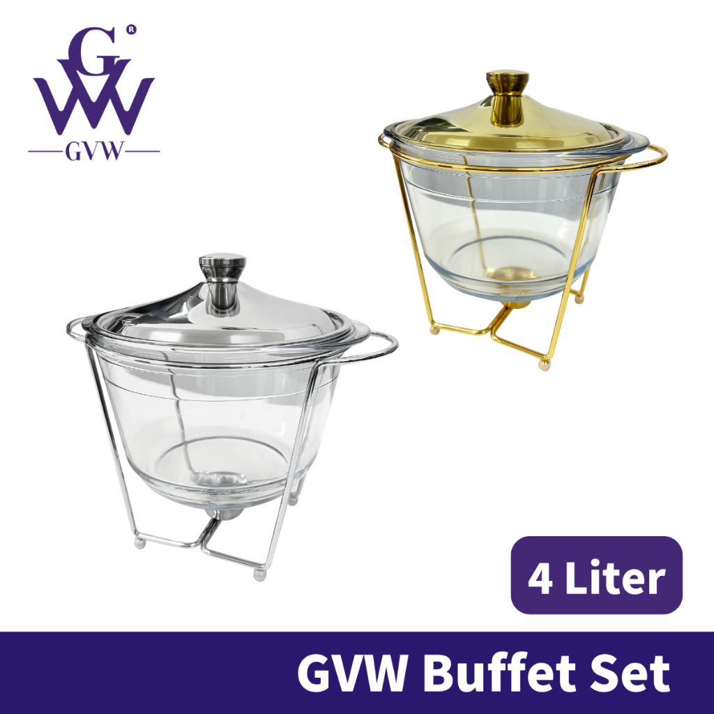 GVW Bekas Makanan Tray Bertutup Buffet Set Buffet Warmer Buffet Stand ...