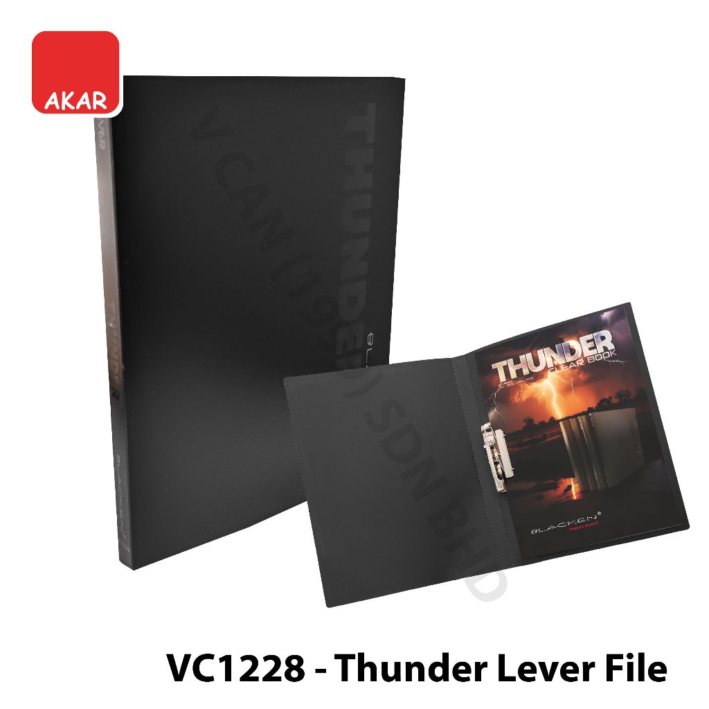 Blacken Thunder Fail Isi Semula A4 saiz / Fail Spring / Fail Lever | A4 ...