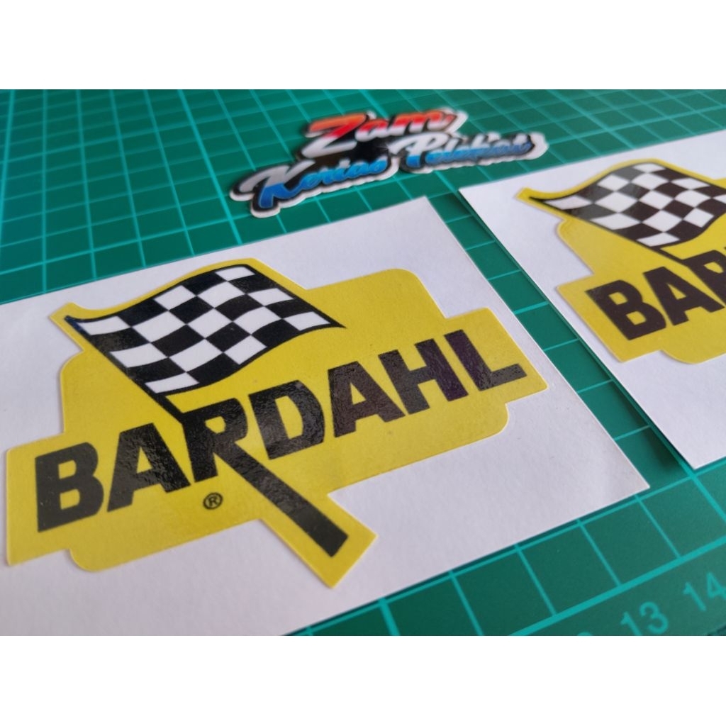 STICKERS BARDAHL OIL STICKER PRINT LAMINATED STICKER TOP BOX MOTOR ...