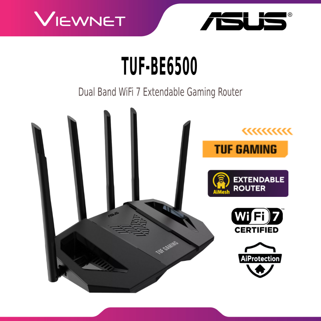 ASUS TUF GAMING TUF-BE6500 BE6500 / TUF-BE3600 BE3600 DUAL BAND WIFI 7 ...