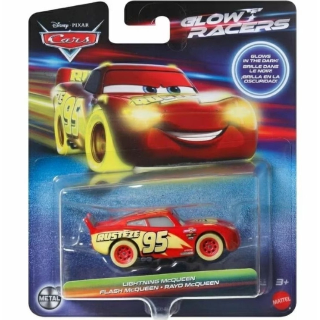 Disney Pixar Cars Glow Racers Lightning McQueen | Shopee Singapore