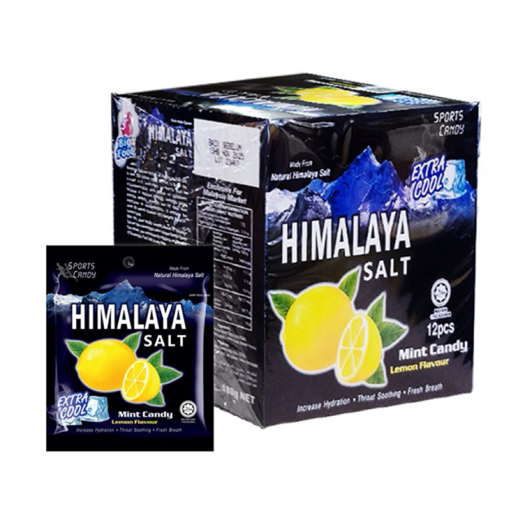 HIMALAYA SALT SPORTS LEMON CANDY 12*15G | Shopee Singapore