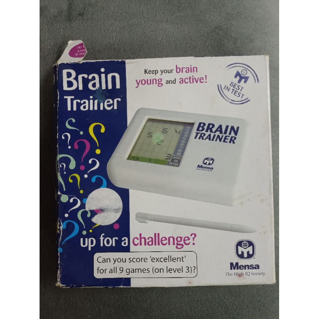 Mensa Brain Trainer – Handheld Puzzle Game (with Box) | Shopee Singapore