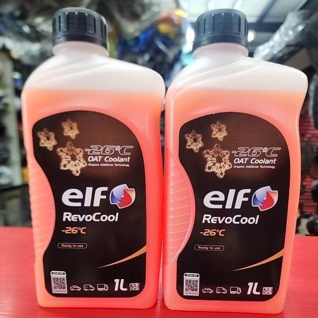 COOLANT ELF REVOCOOL OAT COOLANT -26%C (1LITRE) | Shopee Singapore