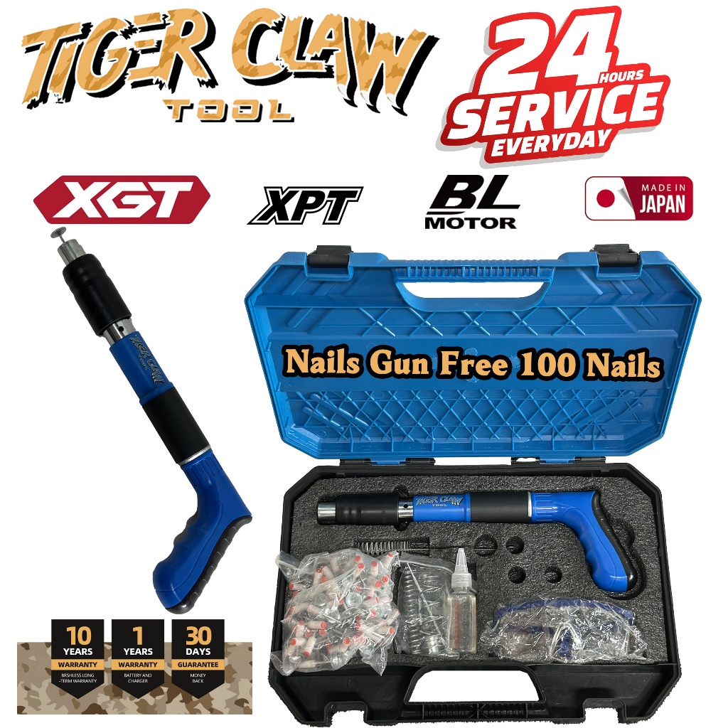 Tiger Claw Tool Mini Nails Gun Paku Tembak Concrete Rivet Tool Steel ...