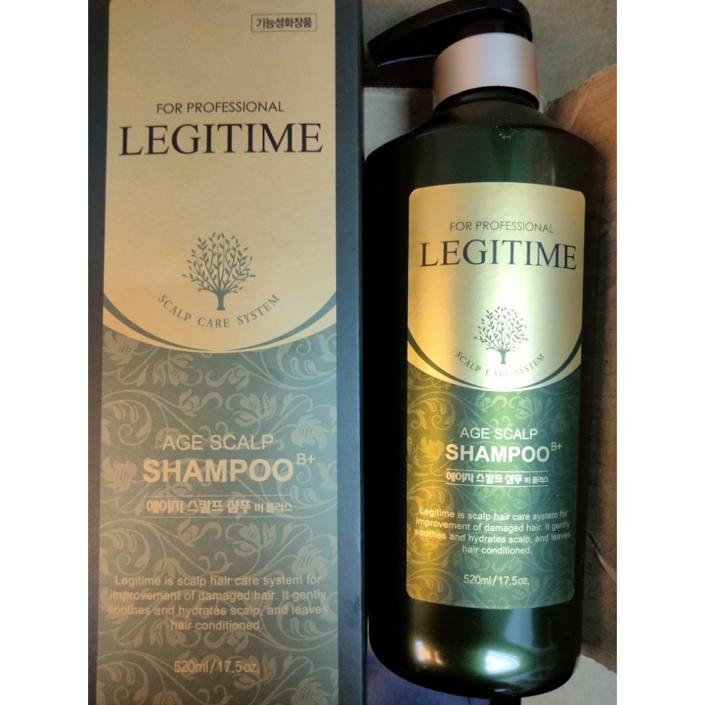 Legitime age scalp shampoo( 520ml) | Shopee Singapore