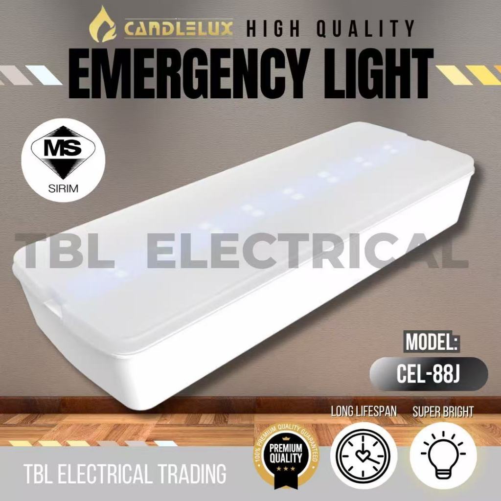 SIRIM CANDLELUX CEL-88J Surface Type Emergency Light (SIRIM/BOMBA ...