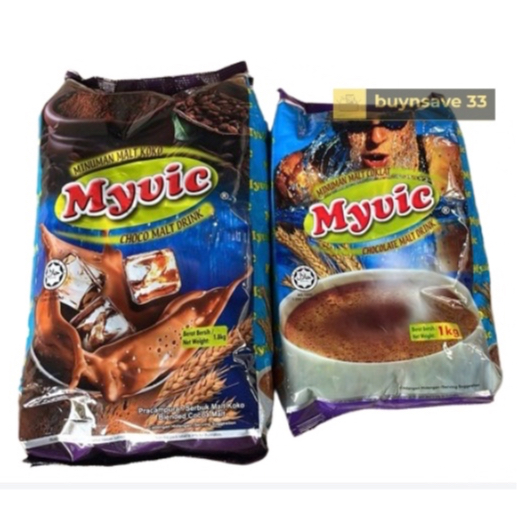 Myvic Chocolate Malt Drink (Myvic Coklat) 1kg/1.8kg Chocolate Milk ...