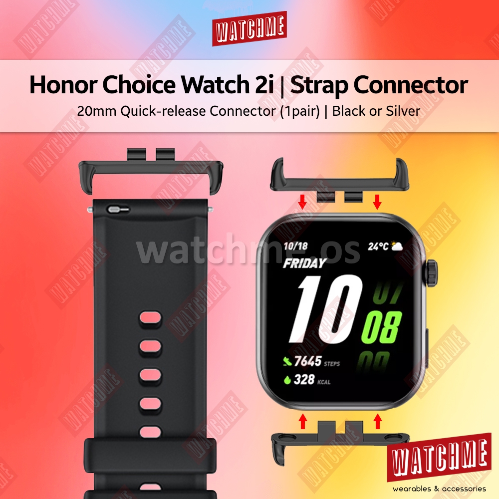 Honor Choice Watch 2i Strap Connector 20mm (1 pair), 2 Color Options ...