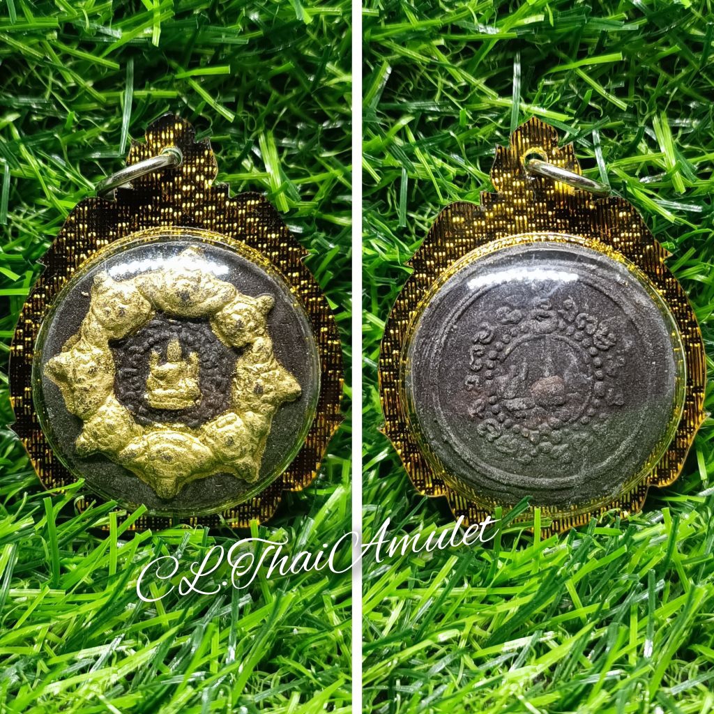 T Thailand Amulet Pink Brand Zedujin & Rahu Jatukam-Ramathep & Rahu By ...