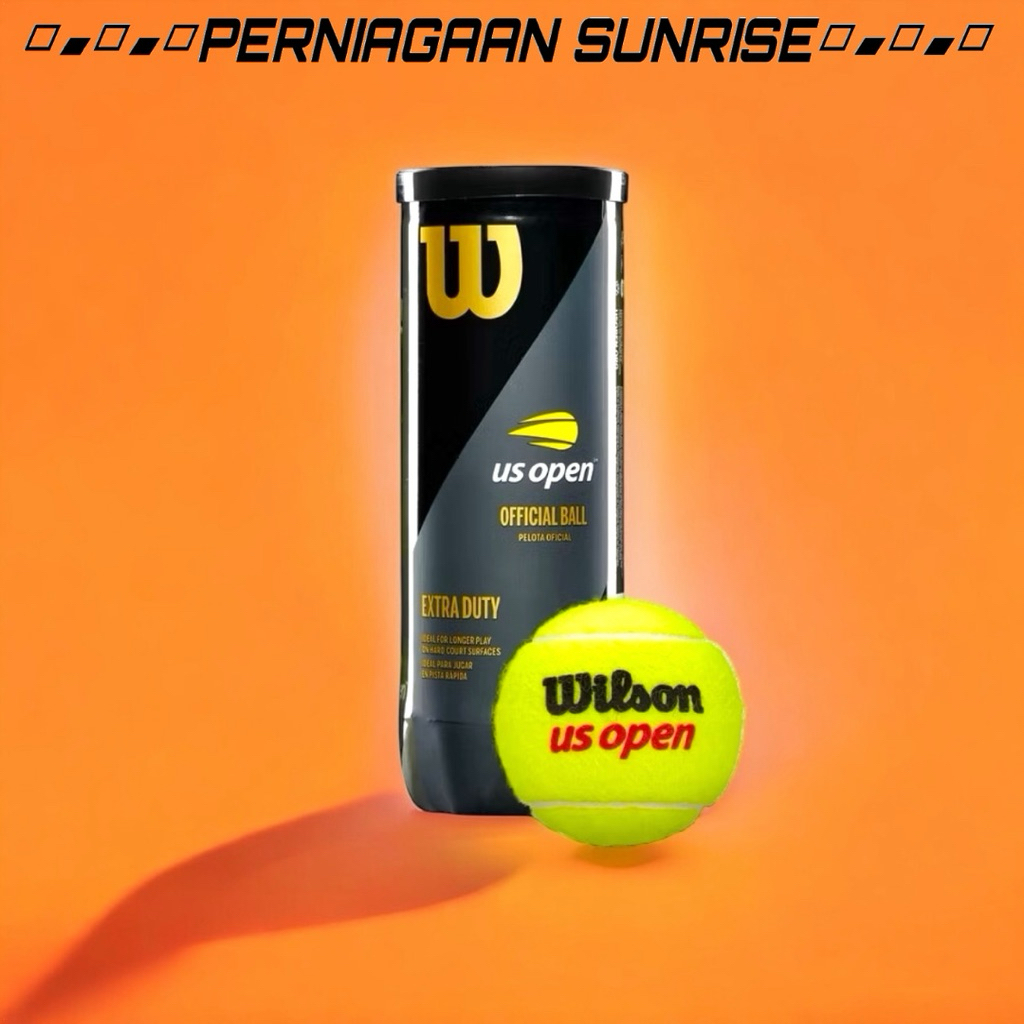 WILSON US OPEN EXTRA DUTY TENNIS BALL [3 BALL PER CAN] | Shopee Singapore