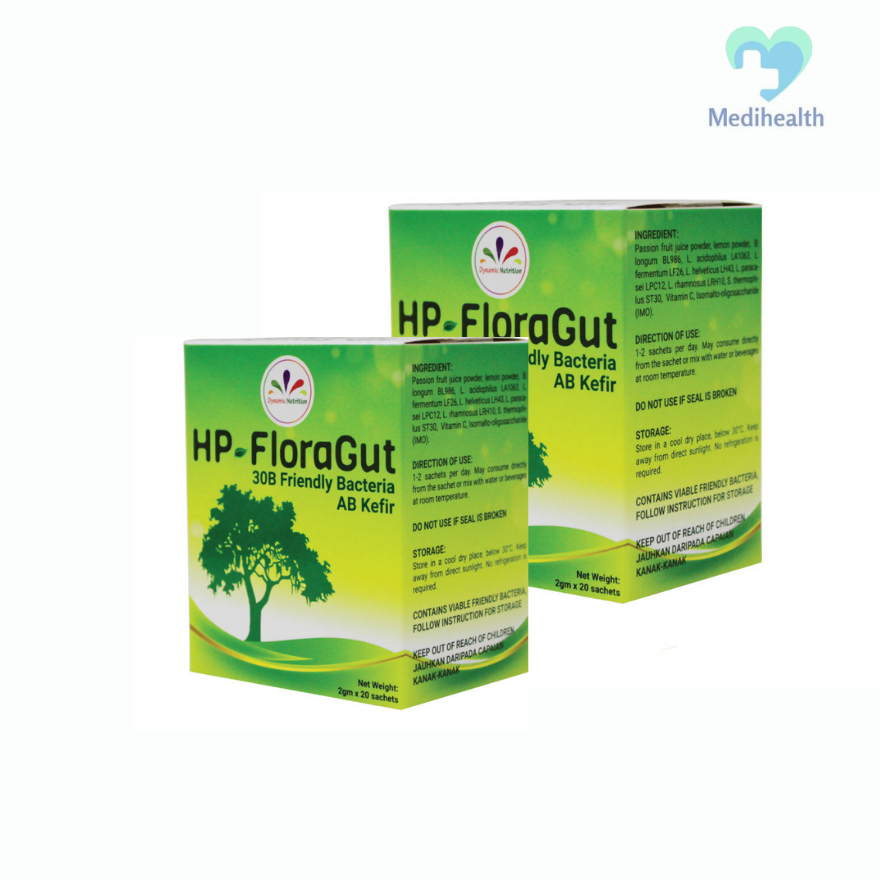 Dynamic Nutrition HP Floragut - Probiotic (2 grams X 20 sachets ...