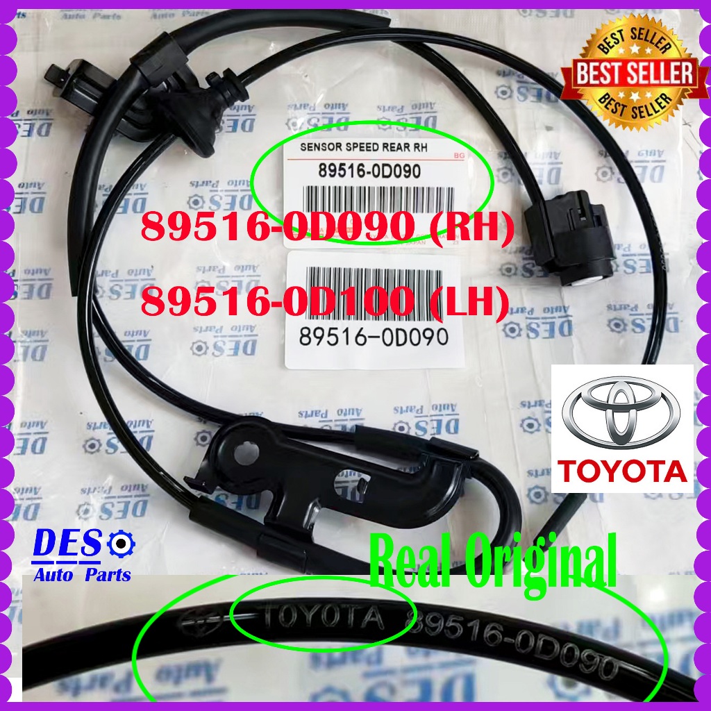 ABS Wheel Speed Sensor For Toyota VIOS NCP93 Yaris Scion Right 89516 ...