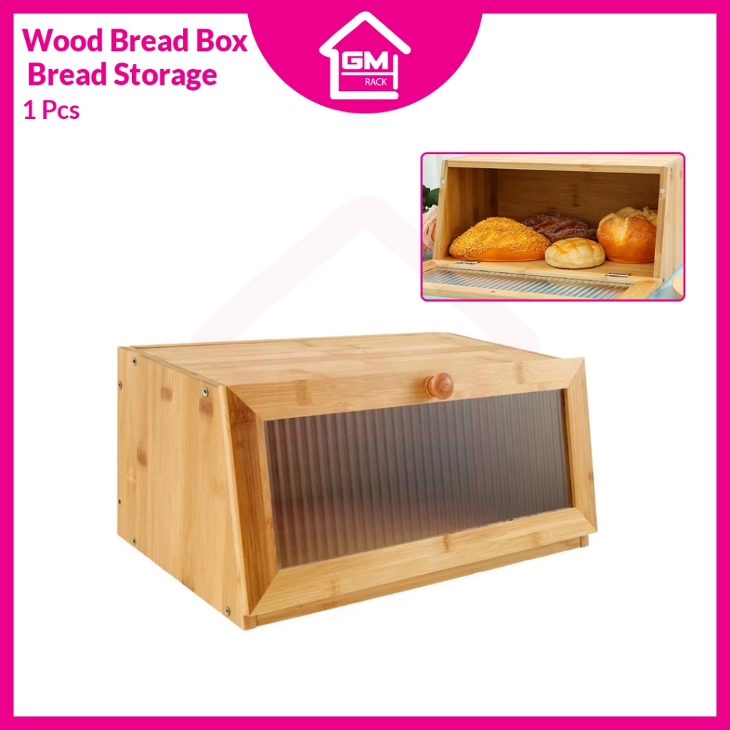 [GMRACK] BEKAS KAYU SIMPAN ROTI BEKAS KAYU SEMPAN MAKANAN WOOD BREAD ...