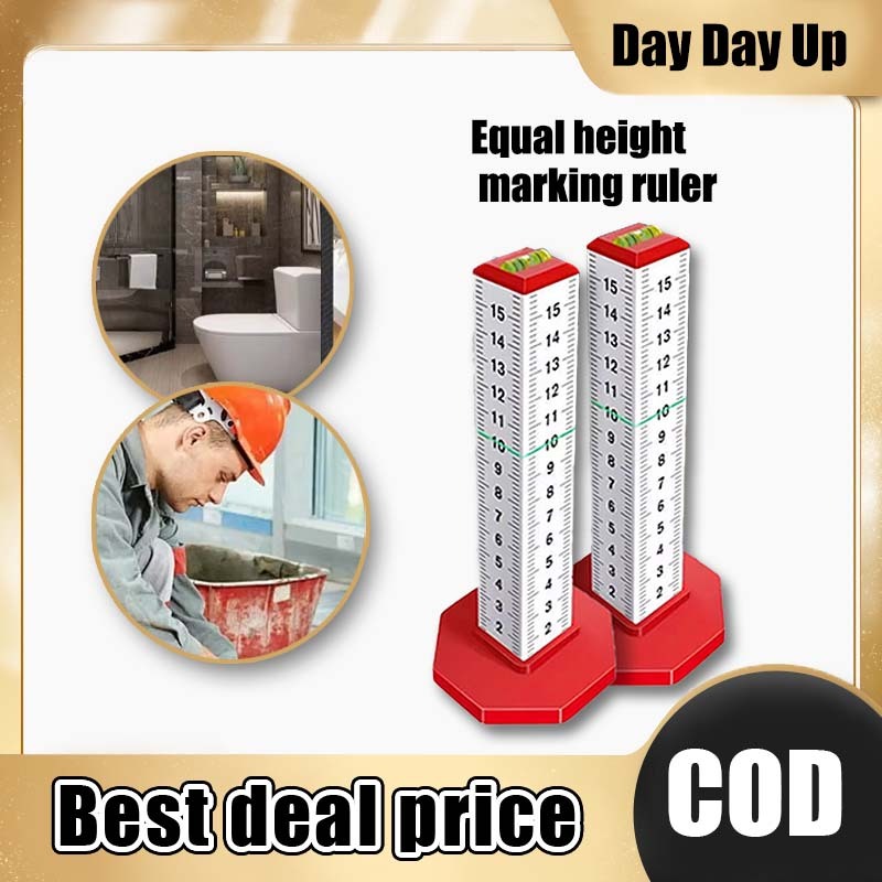 Berkualiti tinggi Equal-height marking ruler,Four sides,Floor tile ...