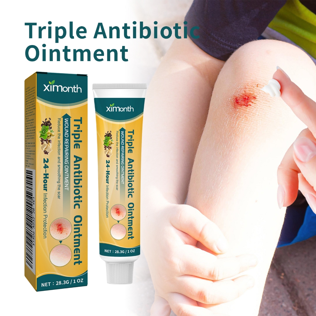 Ximonth Triple Antibiotic Ointment Wound Repair Ointment 28.3g Anti ...