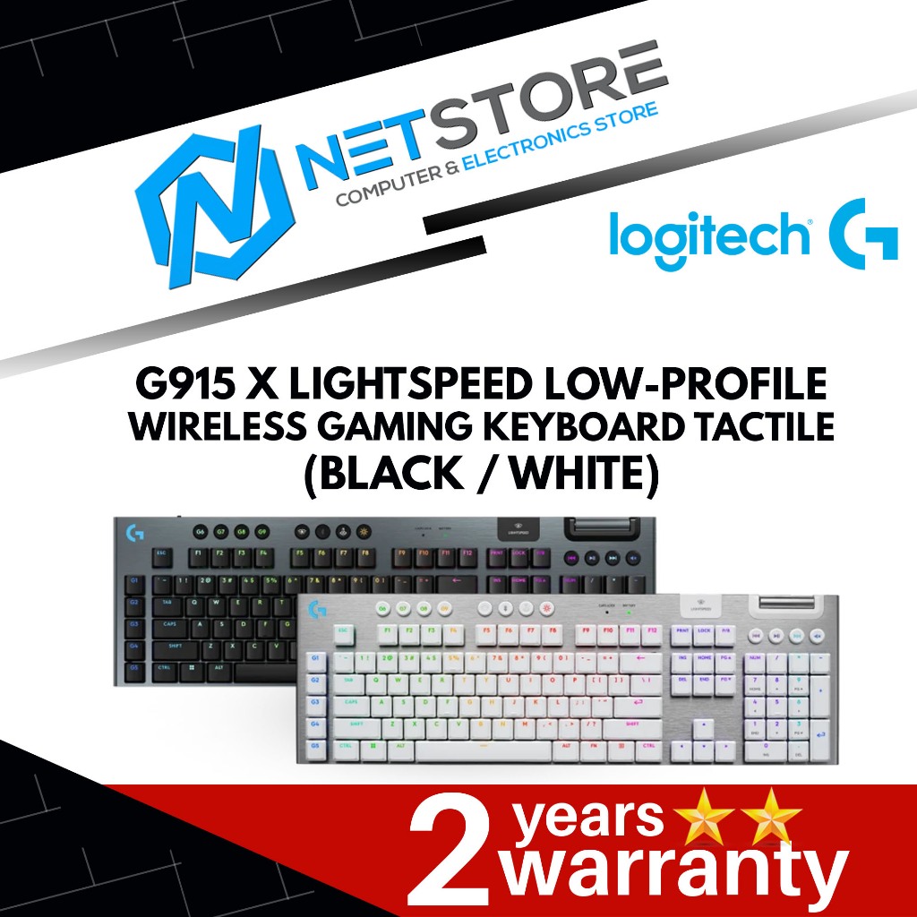 LOGITECH G915 X LIGHTSPEED Low-Profile Wireless Gaming Keyboard ...