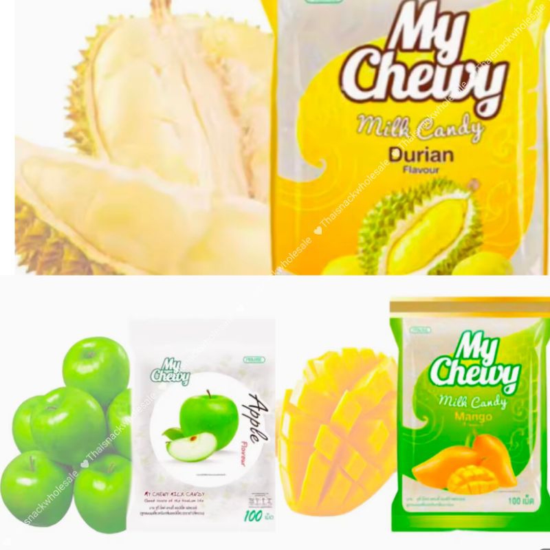 My Chewy Milk Candy 25Pcs Assorted Flavour (HALAL) | Shopee Singapore