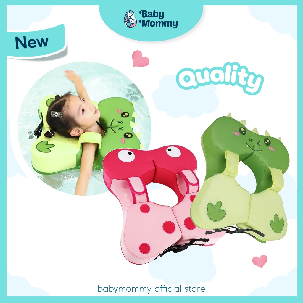 Babymommy Baby Arm Underarm Float Swim Ring Non-Inflatable Swimming ...