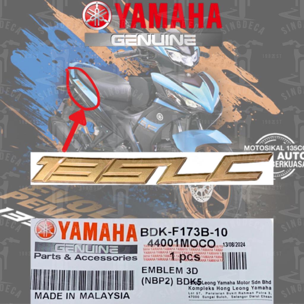 YAMAHA 135LC FI V8 SPECIAL EDITION SE 3D EMBLEM LOGO/STICKER (100% FROM ...