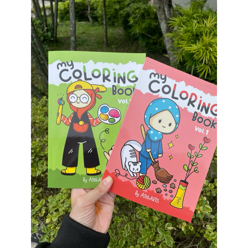 My Coloring book | Muslimah Coloring Book | Cute Coloring | Buku ...